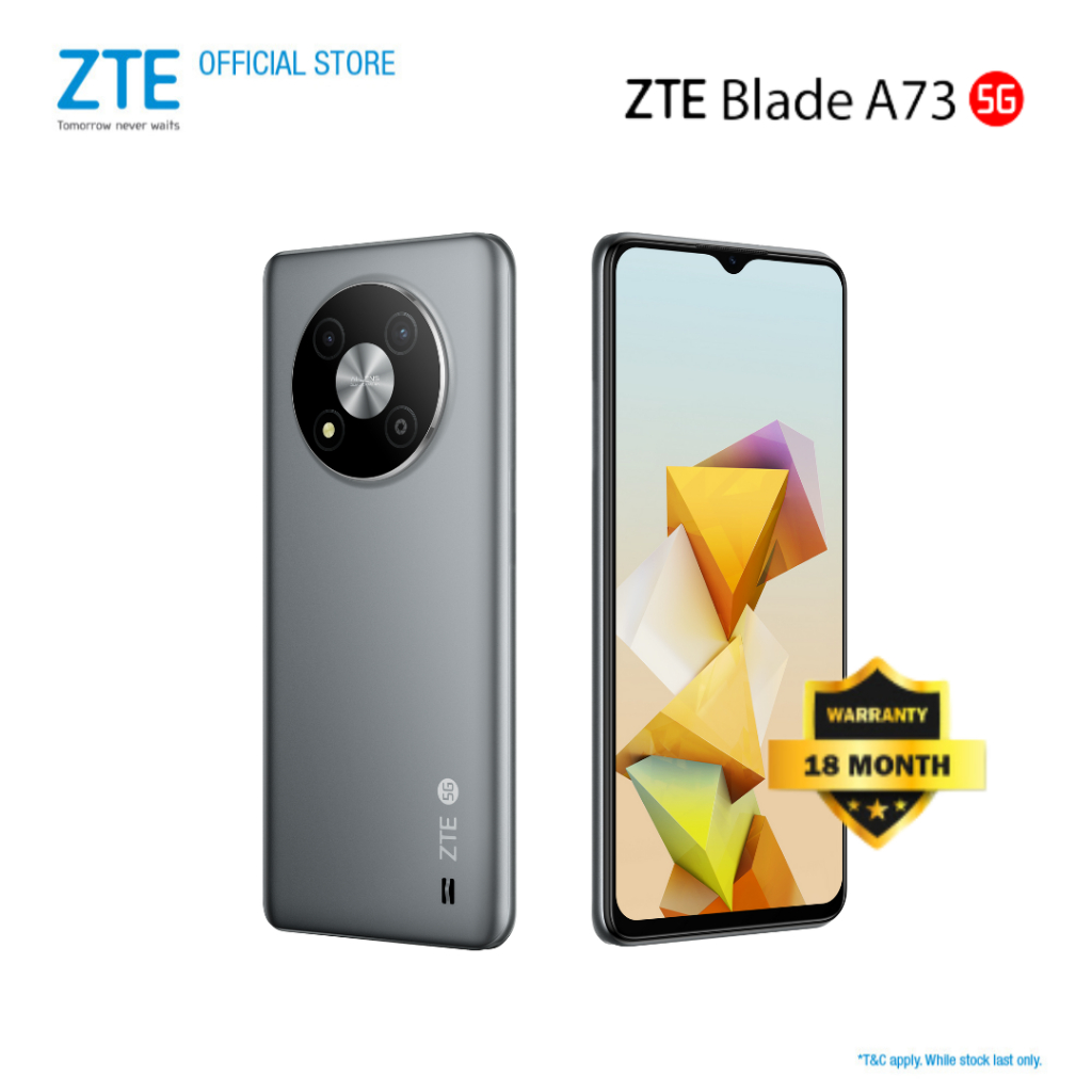 ZTE BLADE A73 5G 8(4+4)GB+128GB 6.52-inch HD+90Hz Display 13MP Dual ...