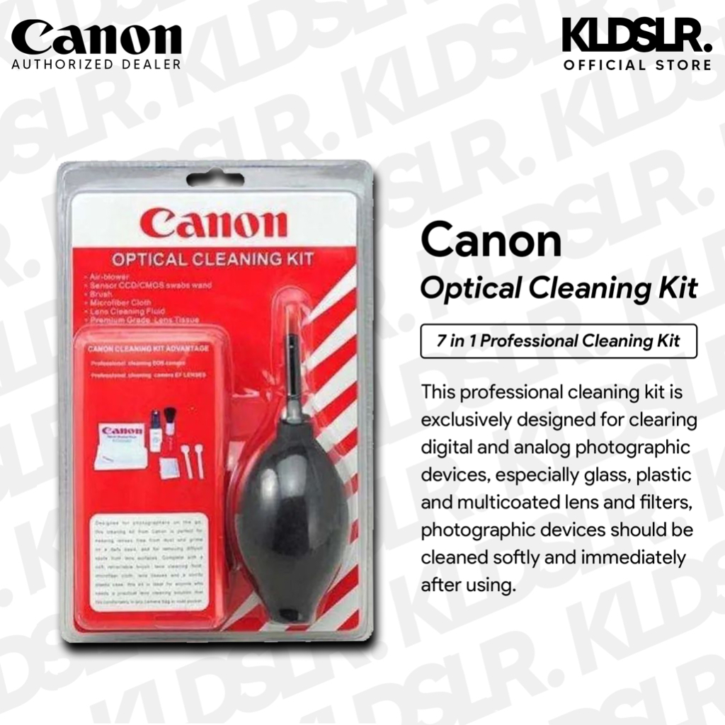 Canon 7 in 1 Optical Cleaning Kit for All Type of Lens and Glasses ...