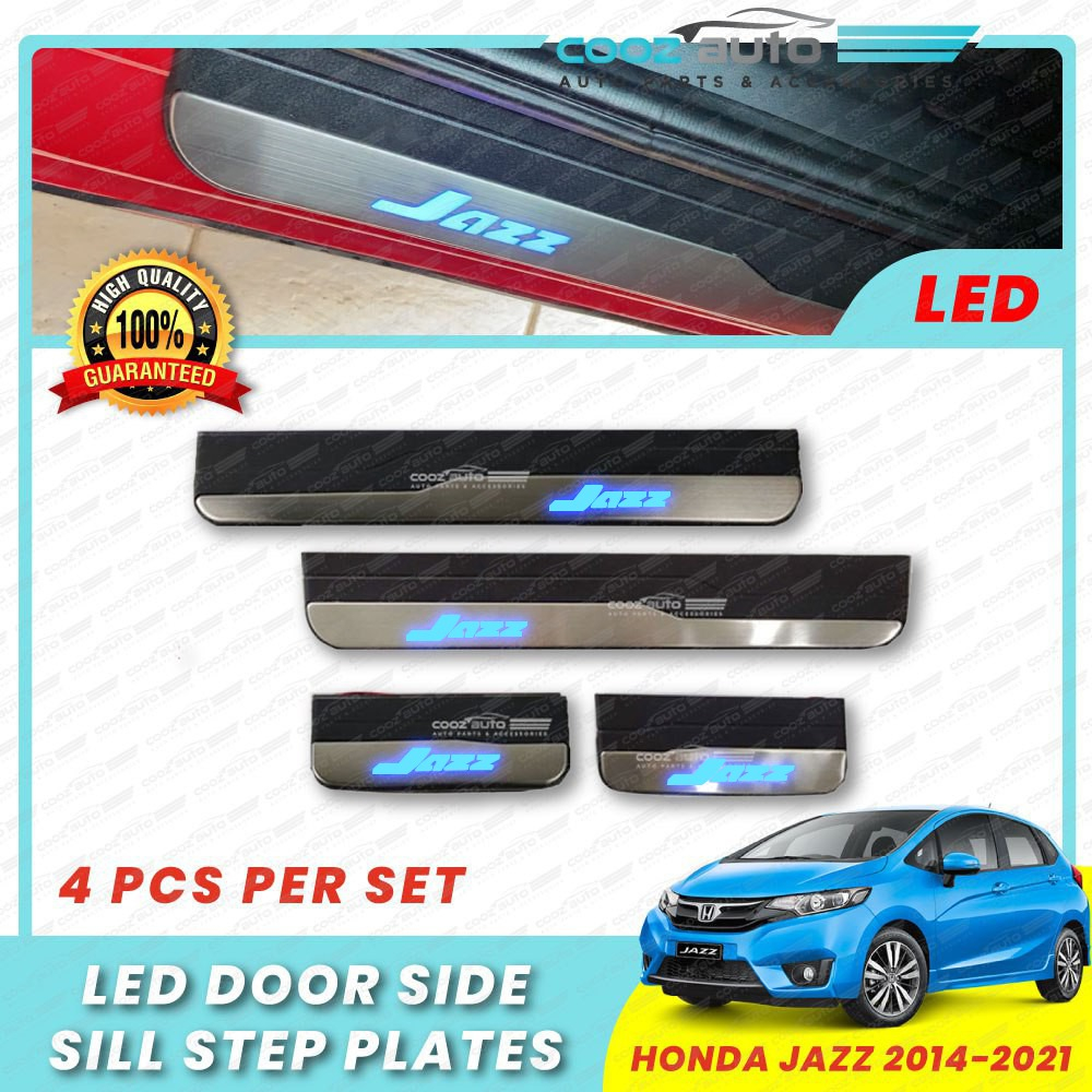 Honda Jazz 2014 - 2022 LED Door Side Sill Step Plates | Shopee Malaysia