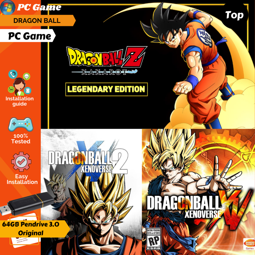 DRAGON BALL Collection 3 in 1 in a 64GB USB XENOVERSE DRAGON BALL Z ...