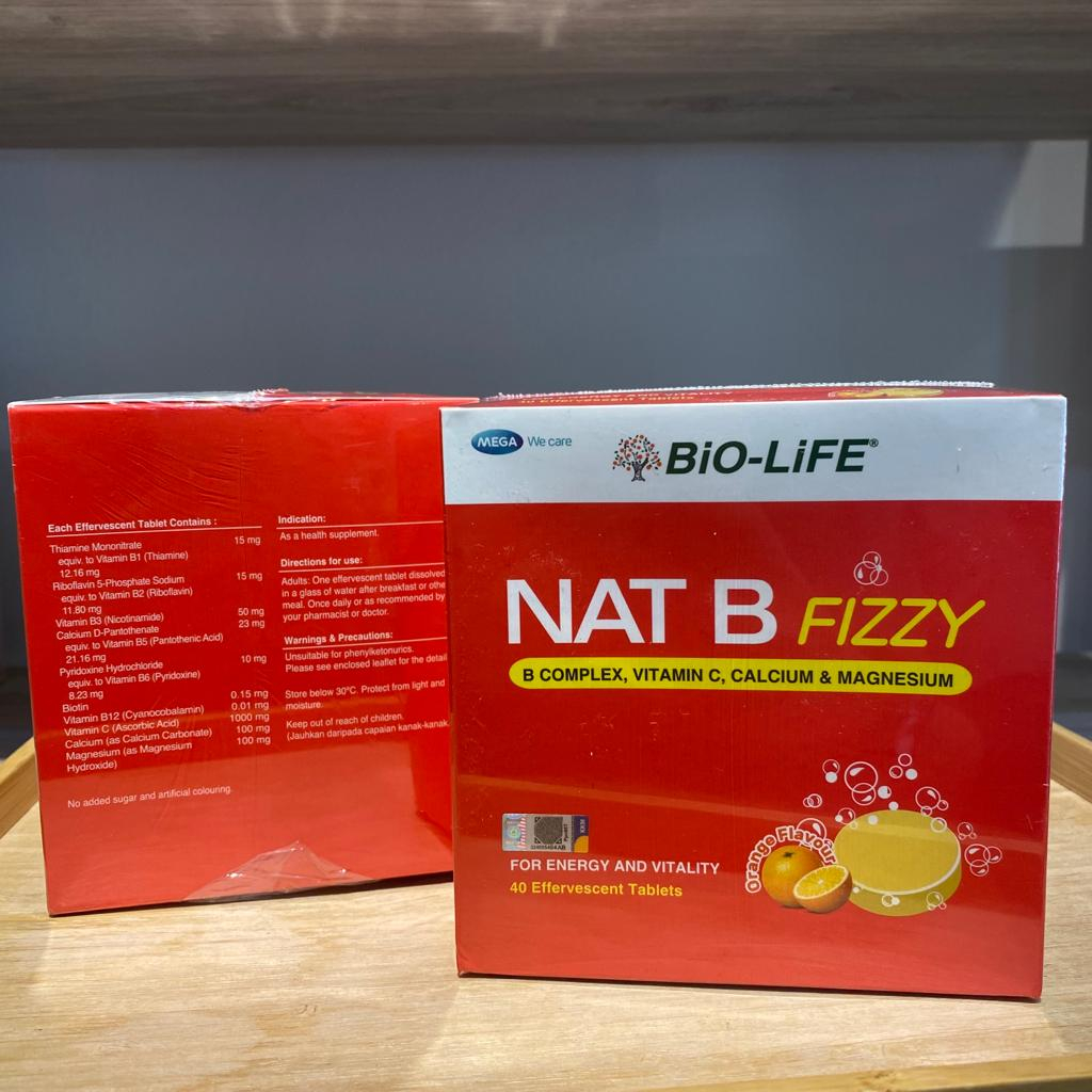 Bio-Life Nat B Fizzy Vitamin Effervescent Tablets | Shopee Malaysia
