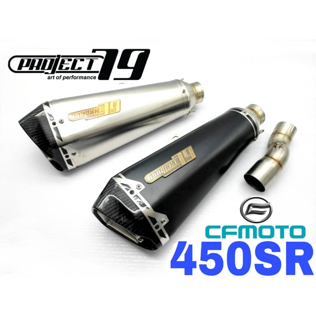 Project79 CFMoto 450SR Exhaust Stainless Steel Ekzos Full System Tabung ...