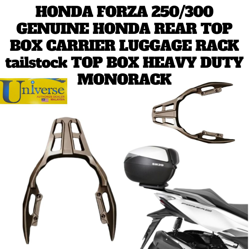 HONDA FORZA 250/300 350 GENUINE HONDA REAR TOP BOX CARRIER LUGGAGE RACK ...
