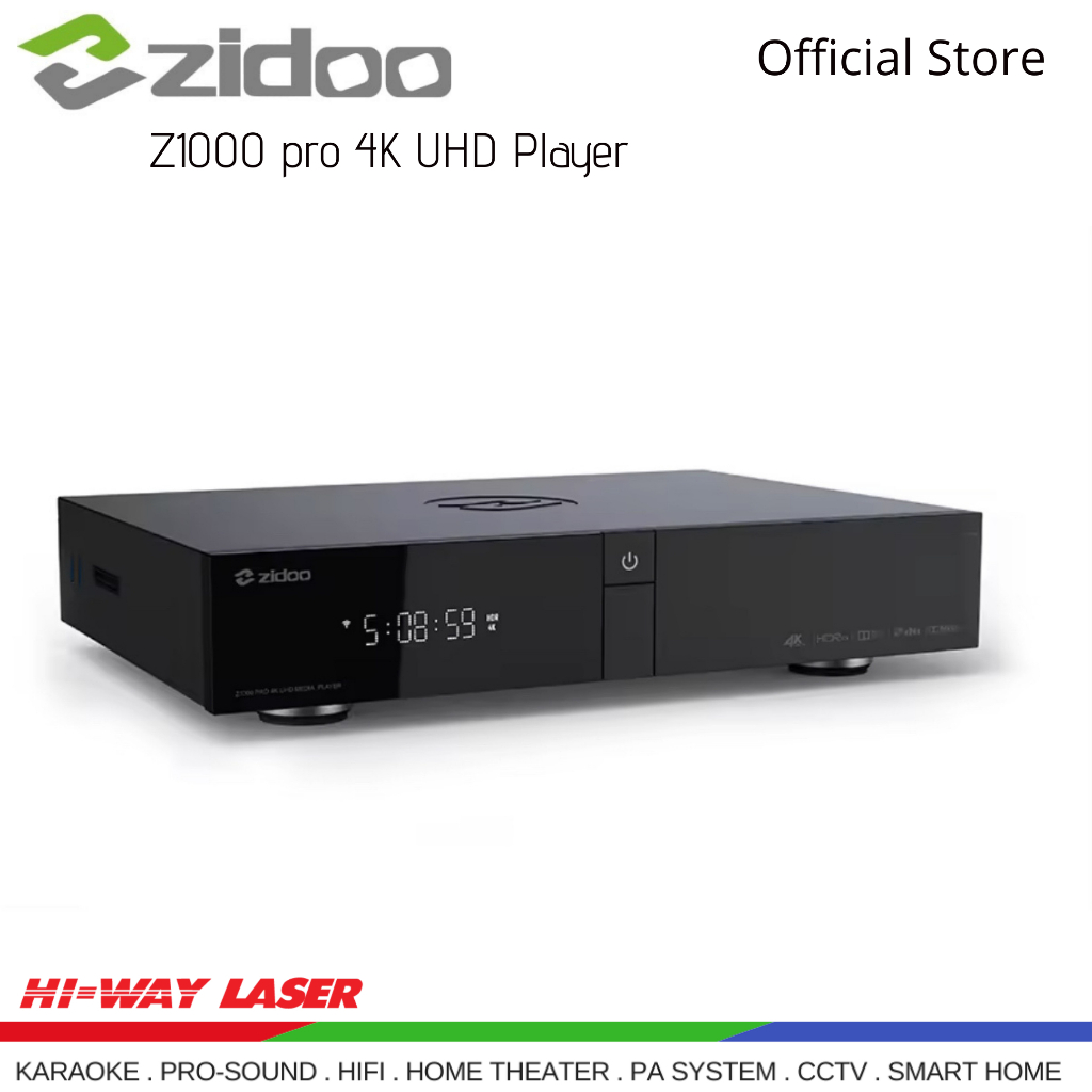 Zidoo Z1000 PRO 4K UHD Media Player [Official] | Shopee Malaysia