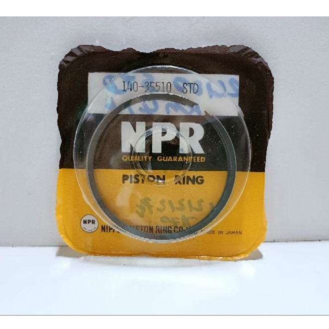 SUZUKI RC100 PISTON RING SET NPR 100% NPR MADE IN JAPAN SIZE STANDARD ...
