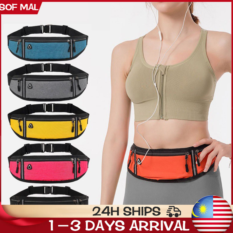Waterproof Running Waist Bag Men Women Multi-use Sport Waist Belt Pouch ...