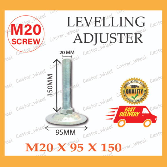 M20 ADJUSTABLE LEVELING STAND STEEL BASE FLOOR MOUNTED /LEVELING MOUNT ...