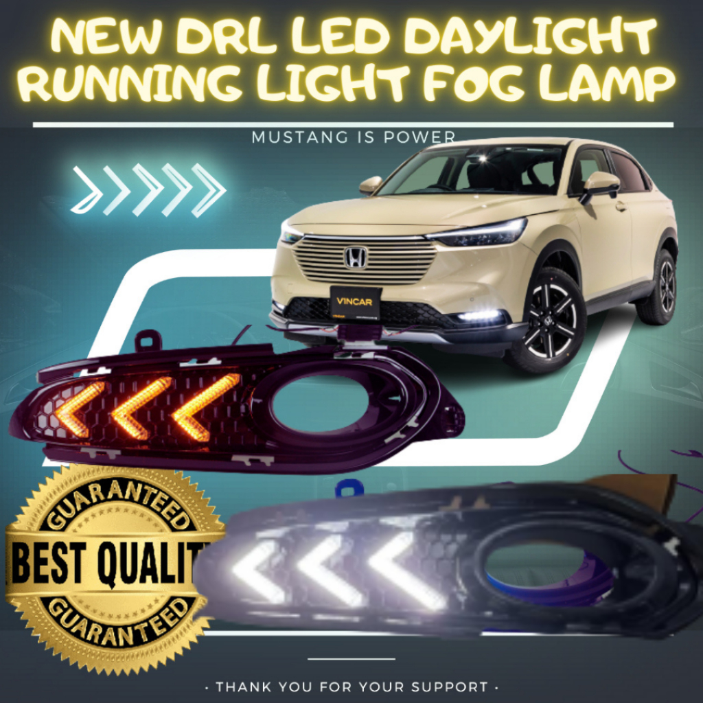 NEW DRL LED DAYLIGHT RUNNING LIGHT FOG LAMP FOR HONDA VEZEL HR-V HRV ...