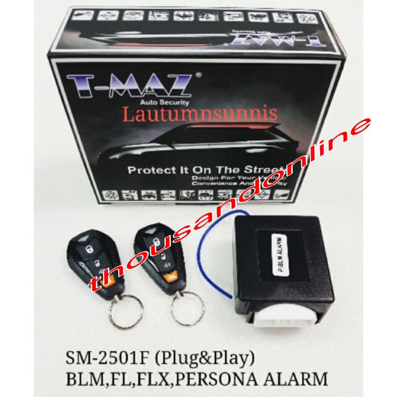 Proton Saga BLM / FL / FLX Oem Alarm System Plug & Play Half Set Alarm ...