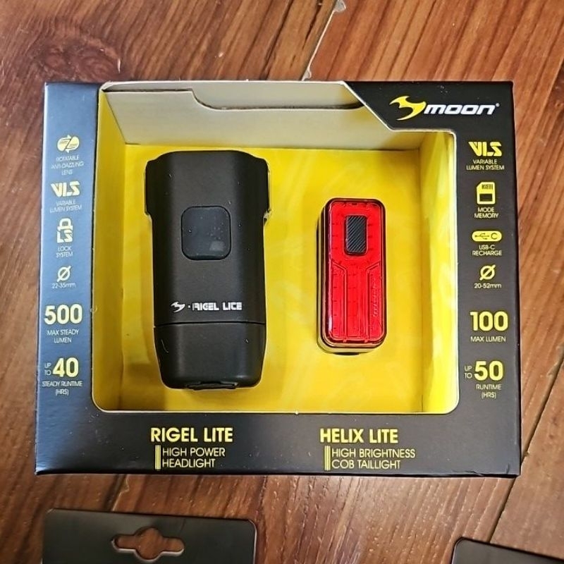 Moon Rigel Pro & Helix Pro Lite USB Front Rear Light Bicycle | Shopee Malaysia