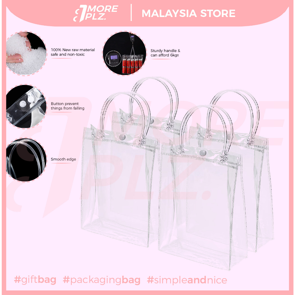 1More Transparent Bag Shopping Bag Doorgift Bag Gift Bag Plastic Bag ...