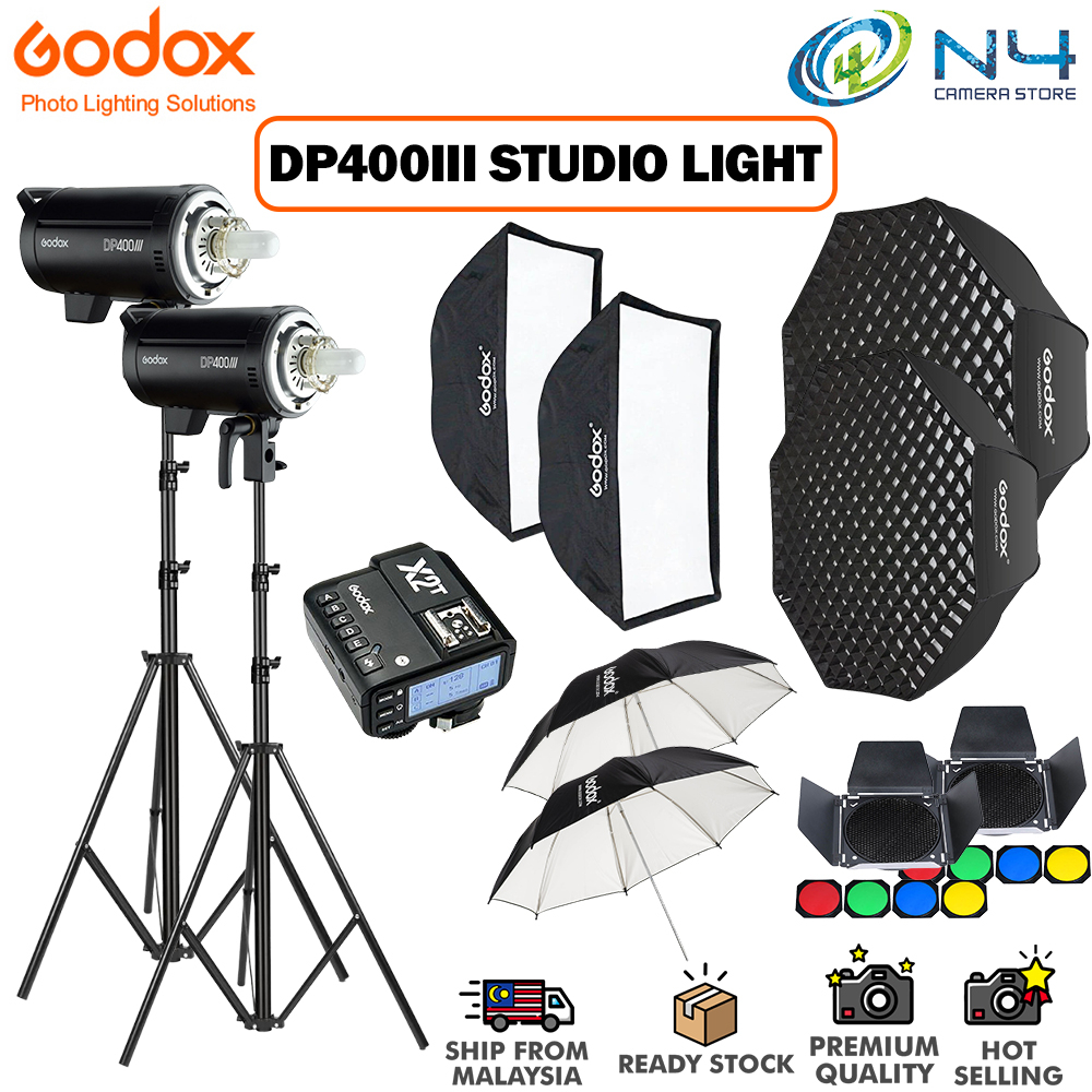 Godox DP400 III 400W 400Ws GN65 Professional Studio Strobe with Built ...