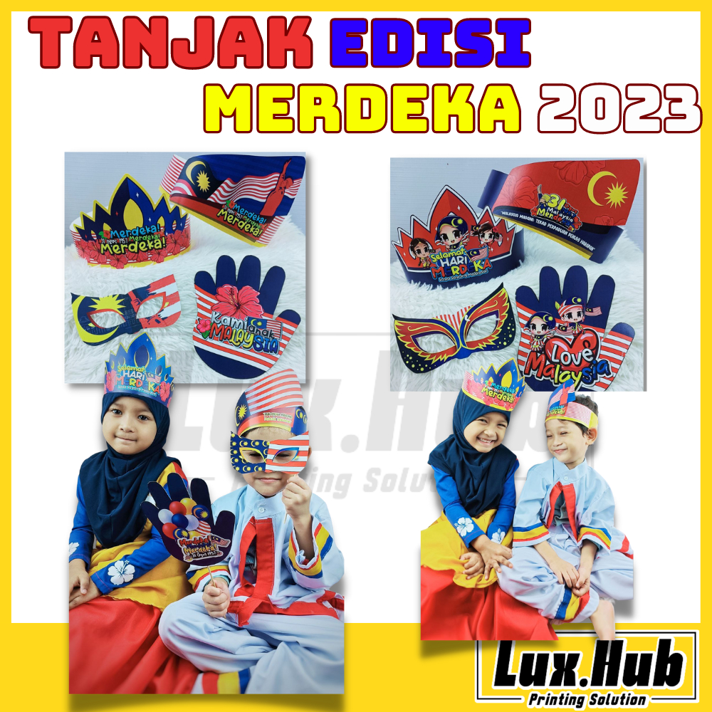 Topeng Merdeka Kanak-kanak Mask Patriotik Tanjak | Shopee Malaysia