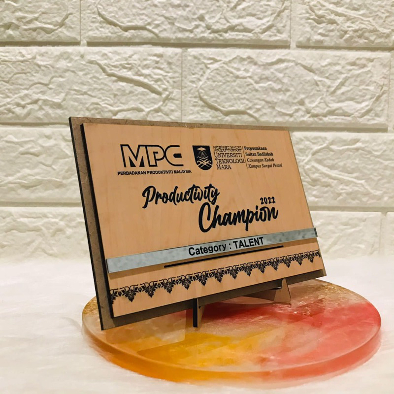Premium Budget Wooden Plaque | Shopee Malaysia