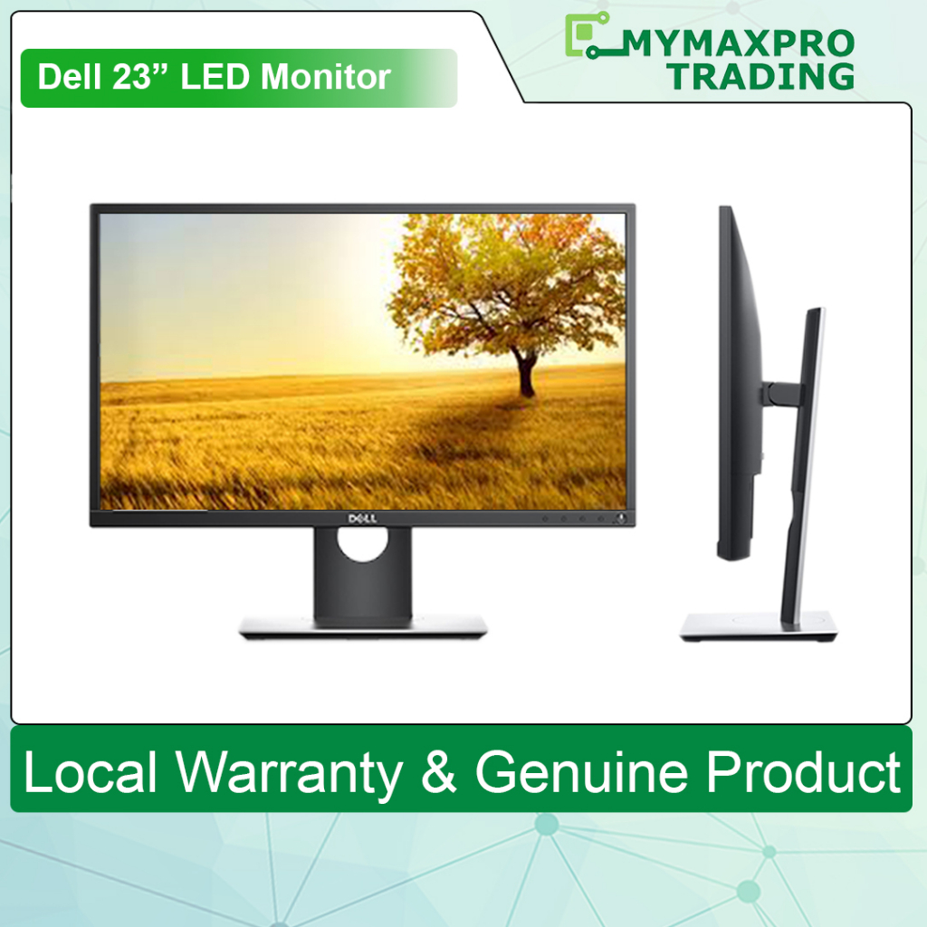 Dell P2317H 23' LED Monitor 1920x1080 VGA DP HDMI | Shopee Malaysia