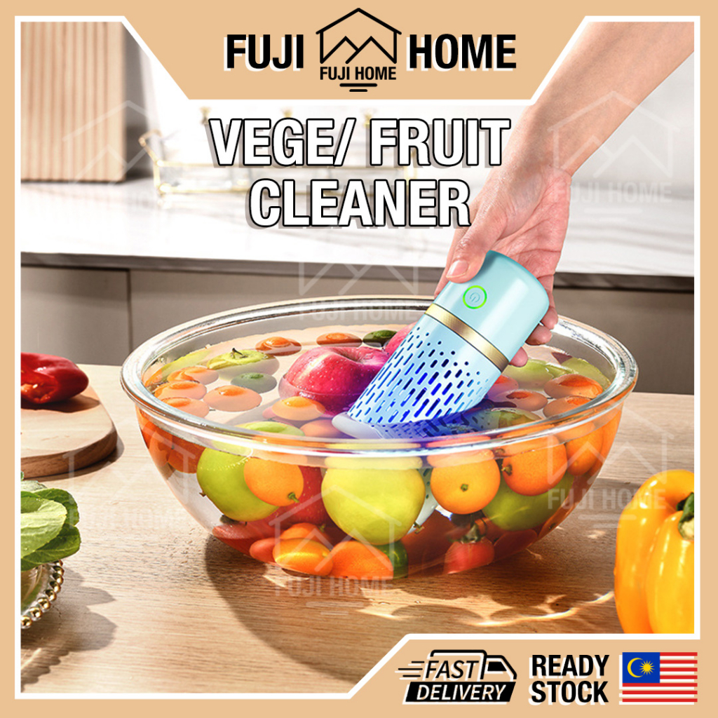 🏠READY STOCK🏠Portable Ultrasonic Washing Cleaner Capsule Fruit and ...