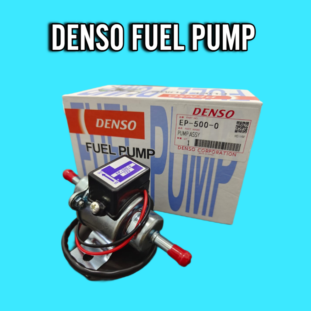 DENSO FUEL PUMP FOR 12V ELECTRICAL PUMP / PETROL PUMP (EP-500) | Shopee ...