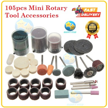 105 Pcs set Metal Mini Electric Drill Grinder Rotary Power Tool ...