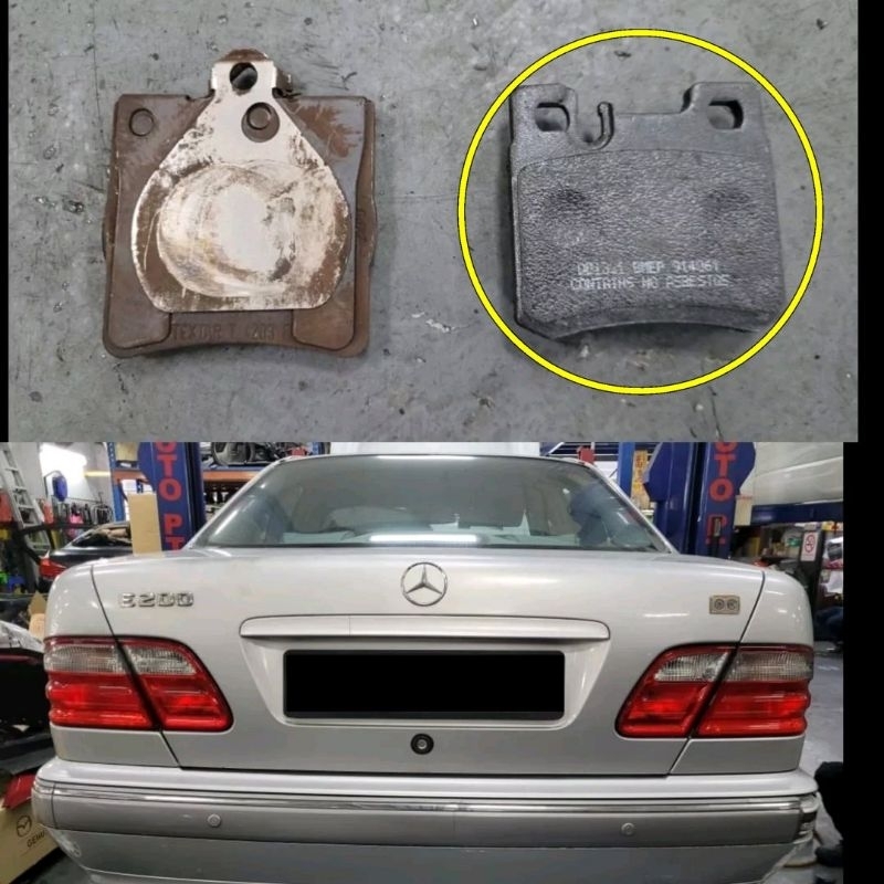 Mercedez-Benz W210 E200 E230 E280 Rear Bendix Brake Pad - DB1321 | Shopee Malaysia