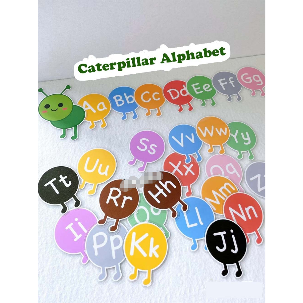 PDF] 044- Caterpillar Alphabet Activity Printable Montessori Toddler ...