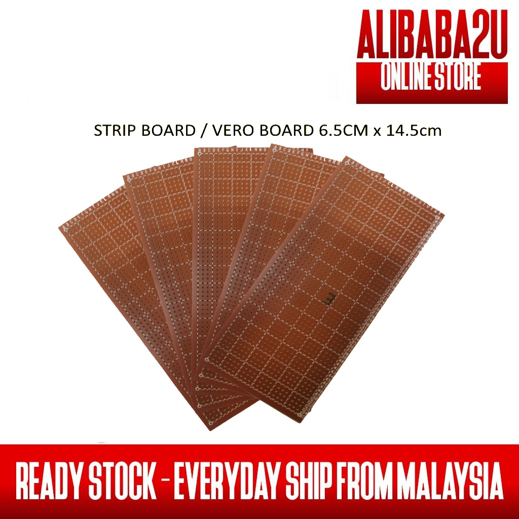 [ALI882U] [ READY STOCK] Vero Board Straight Board Strip Board PCB ...
