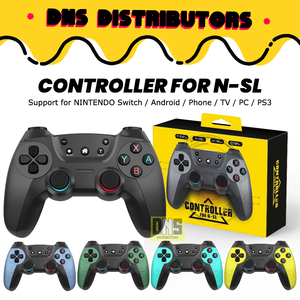 Nintendo Switch N-SL Controller Wireless Bluetooth Controller Support ...