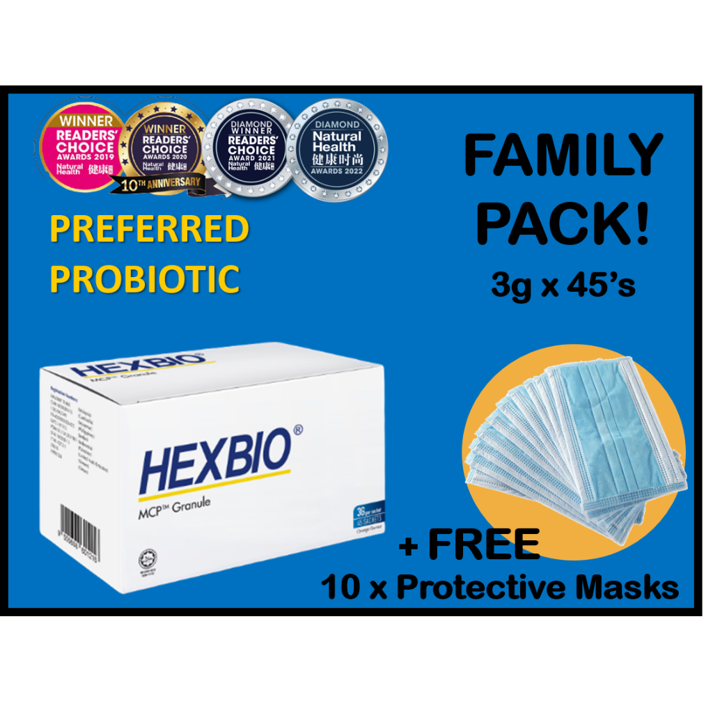 1X HEXBIO Probiotic [orange flavour] | Shopee Malaysia