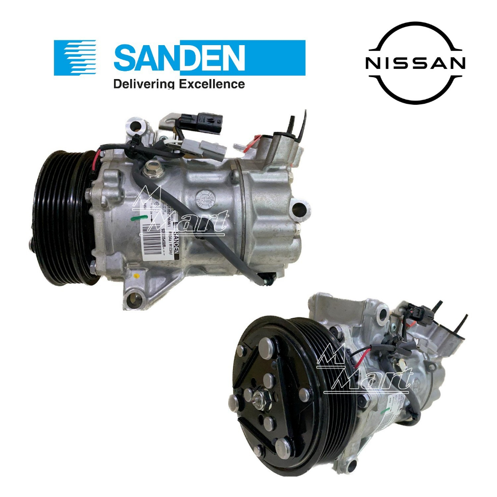Nissan X-Trail 2015-2019 (T32) 2.0 / Serena 2018 (C27) 6PK Air Cond Compressor (Sanden 8858 ...