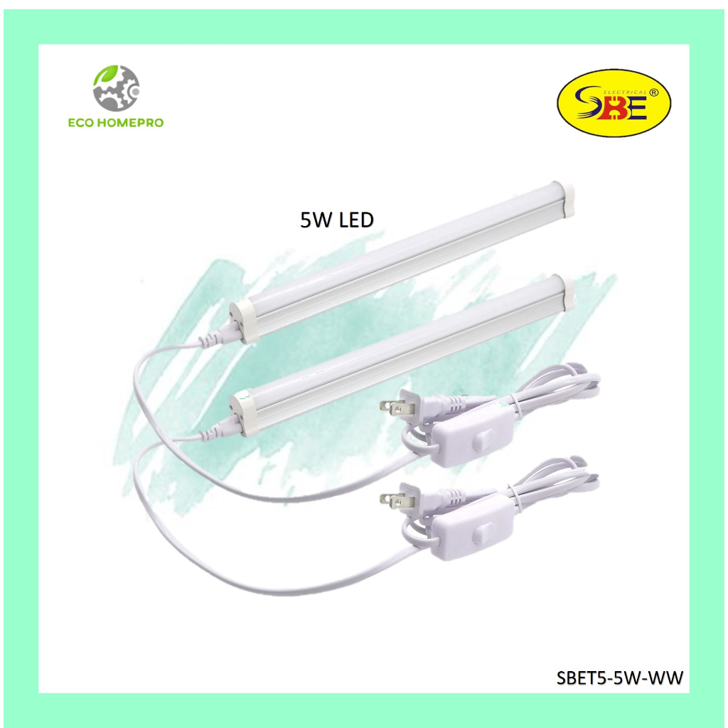 SBE 5w/9w 1Ft T5 Led Tube (Warm White) | Shopee Malaysia