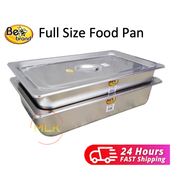 MLK Full Size Food Pan Stainless Steel Tray Food Pan Only Buffet Bekas ...
