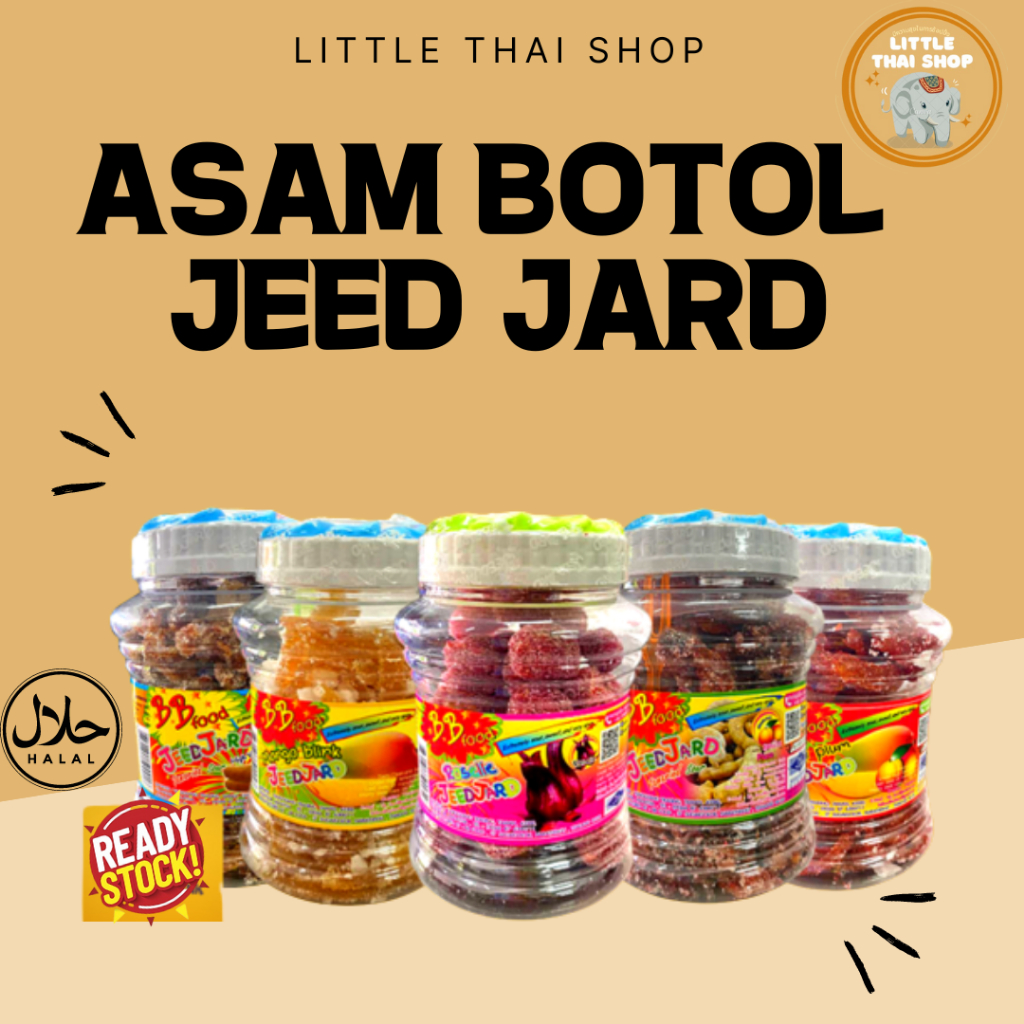 Asam Botol Jeedjard Asam Manis Thai Asam Celagi Asam Mangga | Shopee ...