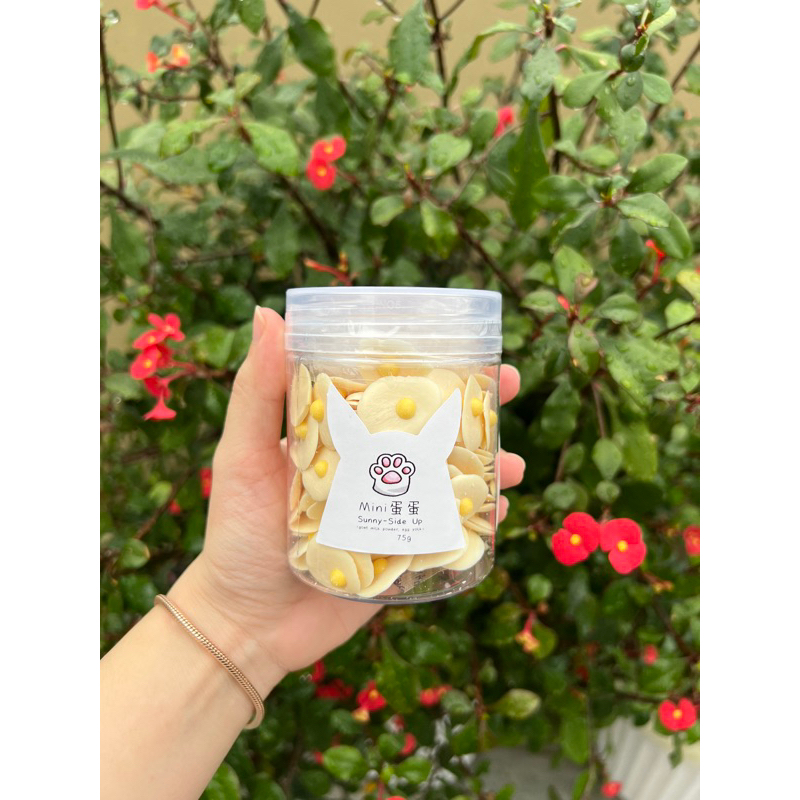 sunny-side up (mini egg for dog, cat, hamster) homemade pet snack 荷包蛋 ...