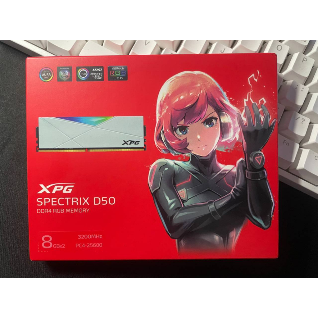 ADATA XPG Gaming RAM Spectrix D50 RGB DDR4 3200mhz (8GBx2) Sealed Box ...
