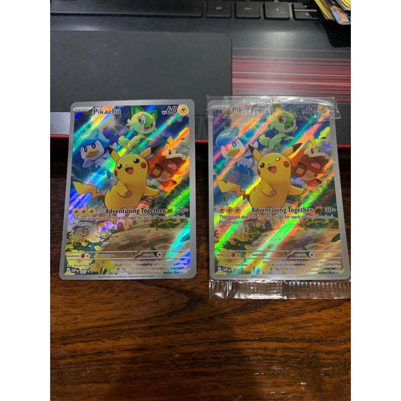 Pokemon tcg - Pikachu Promo SV 027 sealed / Raw | Shopee Malaysia