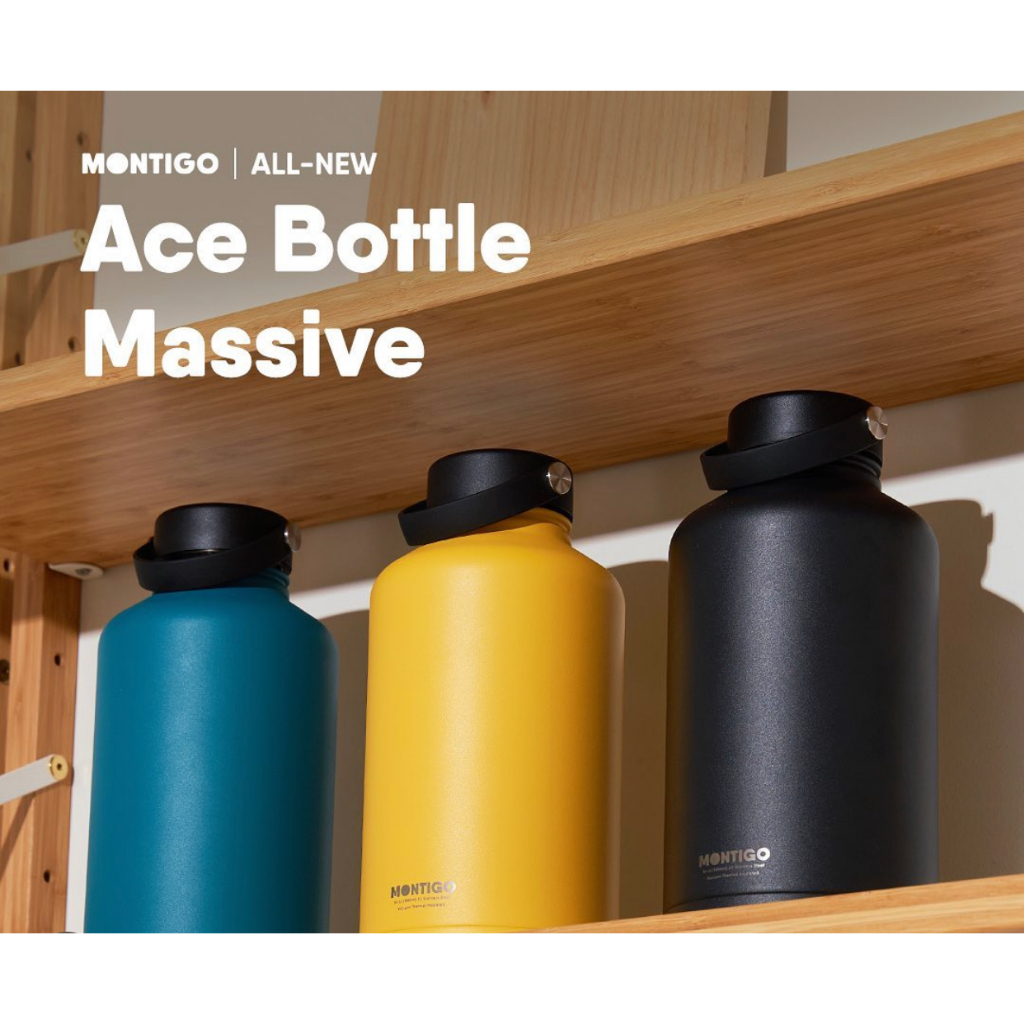 Montigo ACE Insulated Stainless Steel Bottle (Massive, 64oz) | Shopee ...