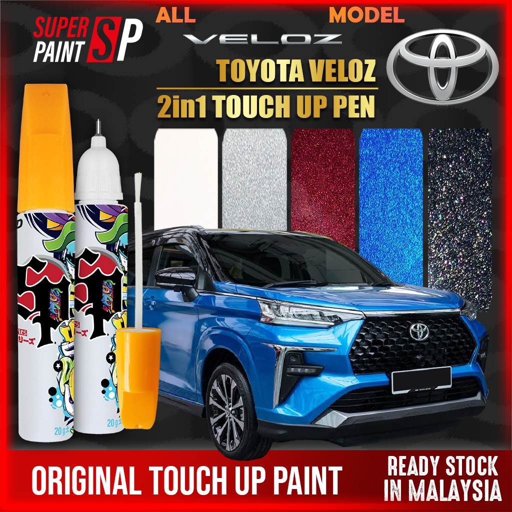 TOYOTA VELOZ 】Car Touch Up Pen All Colour Touch Up Paint Scratches Pro ...
