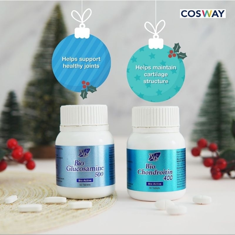 COSWAY Nn Bio Glucosamine 500 (50 Tablets) / Bio Chondroitin 400 (30 ...