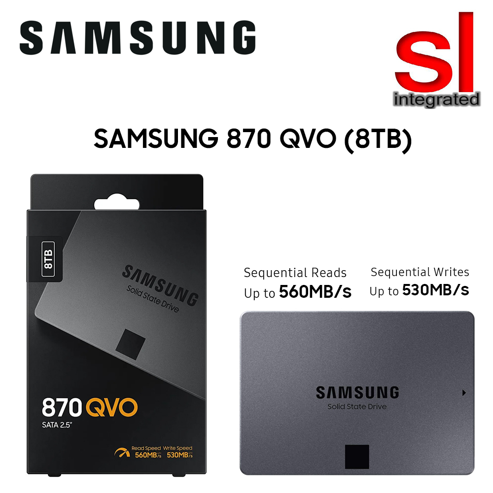 Samsung 870 QVO Sata 2.5" Internal SSD - 8TB | Shopee Malaysia