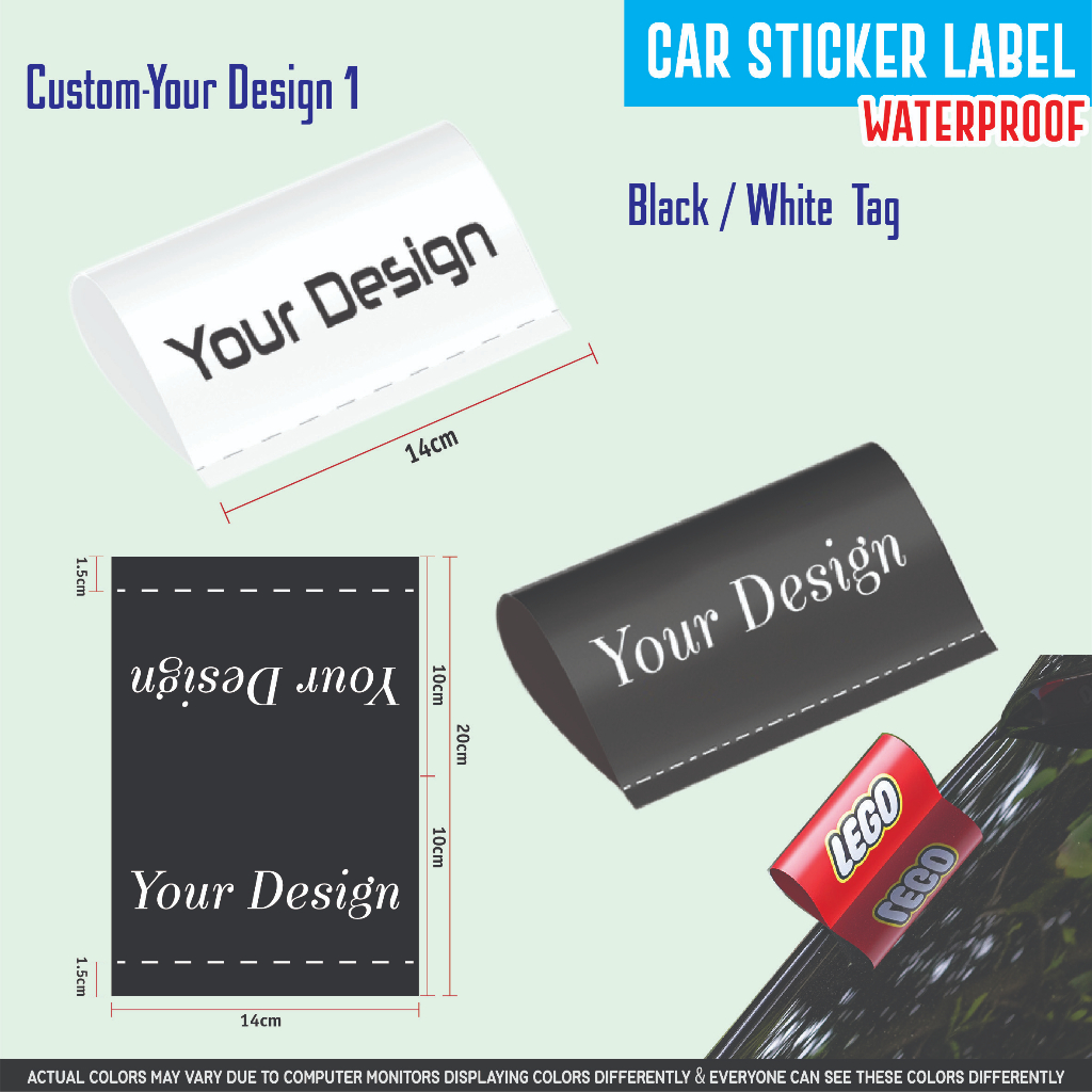 Car Trunk Door Label Exterior Decoration Label Motorcycle Waterproof ...