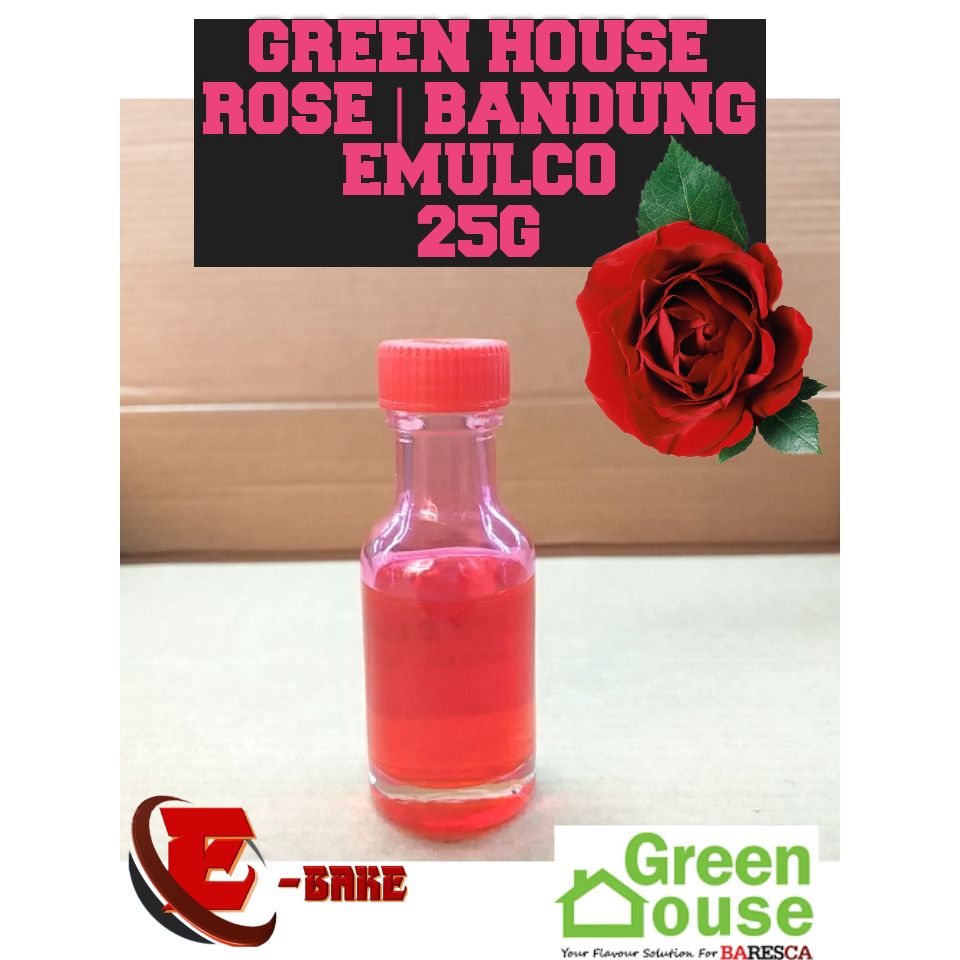 (ROSE BANDUNG EMULCO) 25G REPACK GREEN HOUSE BRAND | HALAL | Shopee ...