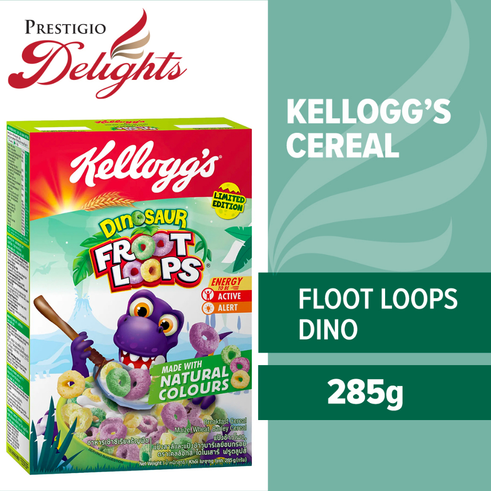 Kellogg's Froot Loops Dino Cereal 285g [Expiry date : 2/2025] | Shopee ...