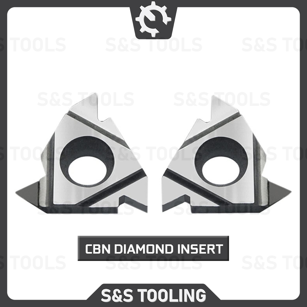 16ER / 16IR AG60 AG55 CBN Diamond Insert Super Hard Boron Nitride ...