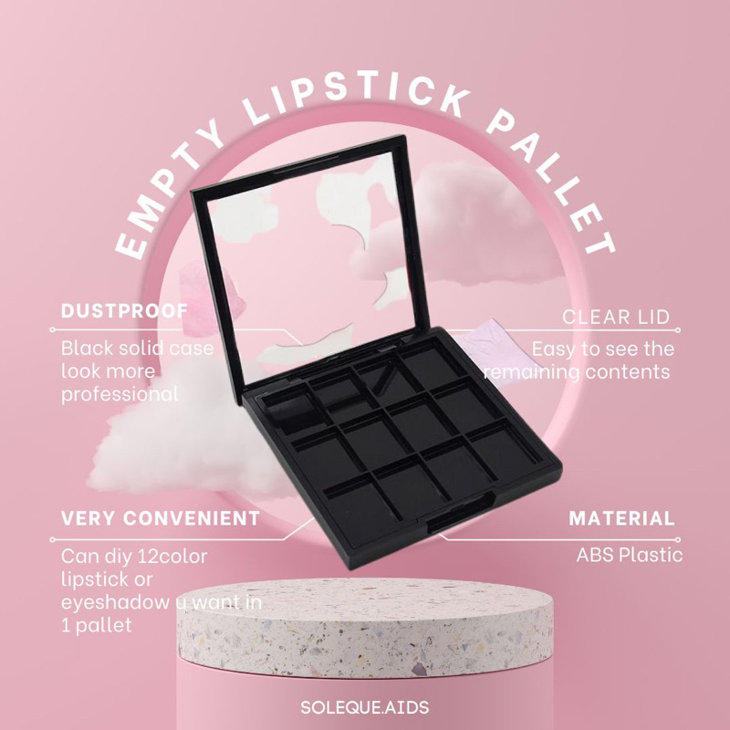 READY STOCK EMPTY LIPSTICK PALETTE DIY EYESHADOW PALETTE MAKEUP PALETTE ...