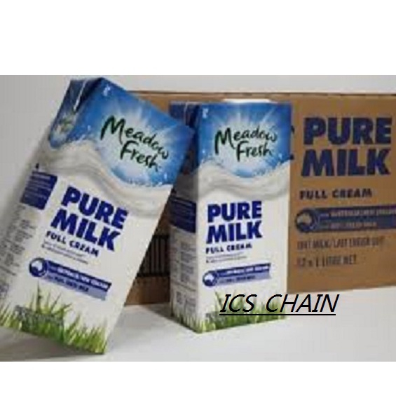 MEADOW FRESH PURE FULL CREAM MILK(1L x 4pack/8pack/1carton) | Shopee ...