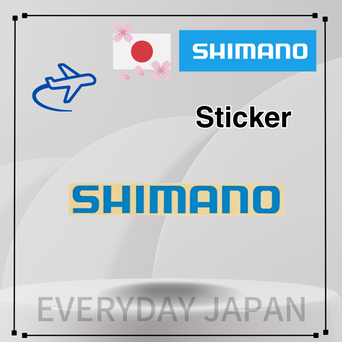[Direct from JAPAN]SHIMANO Official Sticker Blue 780×100(mm) | Shopee ...