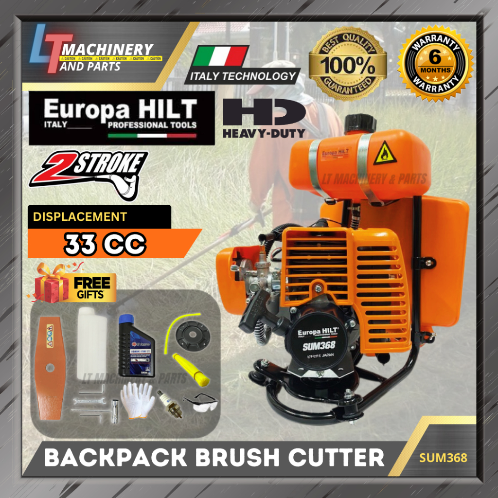 Europa Hilt ITALY SUM368 Backpack Brush Cutter Backpack Grass Trimmer ...
