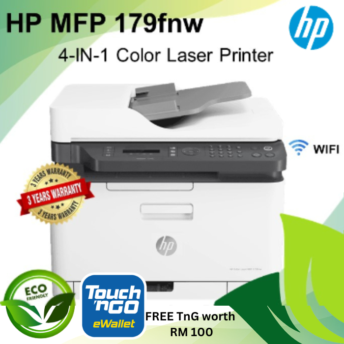 HP MFP 179 fnw 4-in-1 ++ All-In-One Laser Printer (Print/Scan/Copy/Fax ...