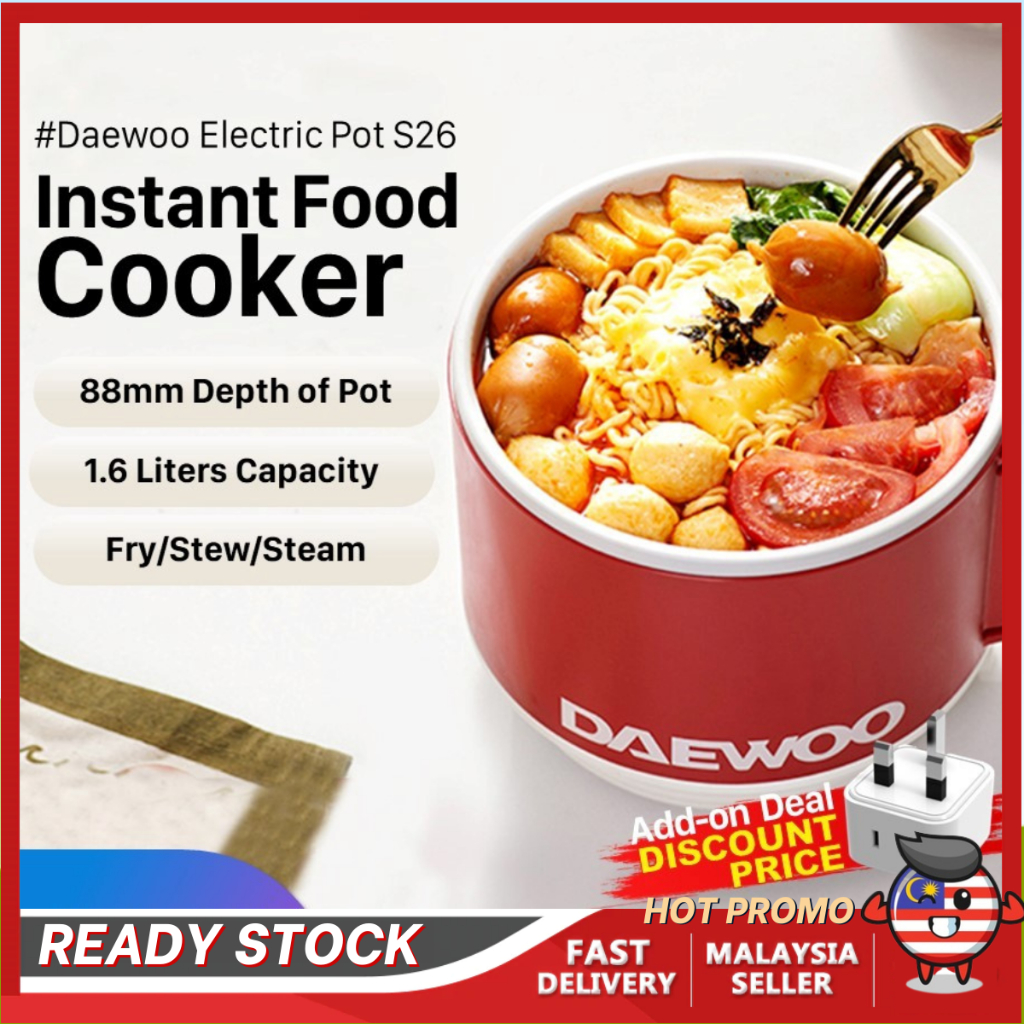 Daewoo Noodle Pot Mini Dormitory Electric Cooker DAEWOO Electric Cooker ...