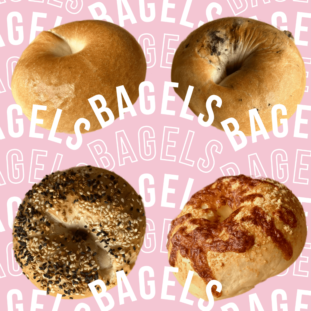 Bagel Bundle V1 (Pack of 4 bagels) | Freshly baked | Vacuum-packed ...