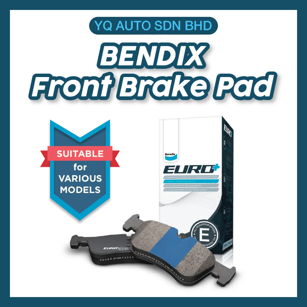 Bendix Euro Plus DB2183EURO Disc Brake Pad Front - M/Benz C Class W204 ...